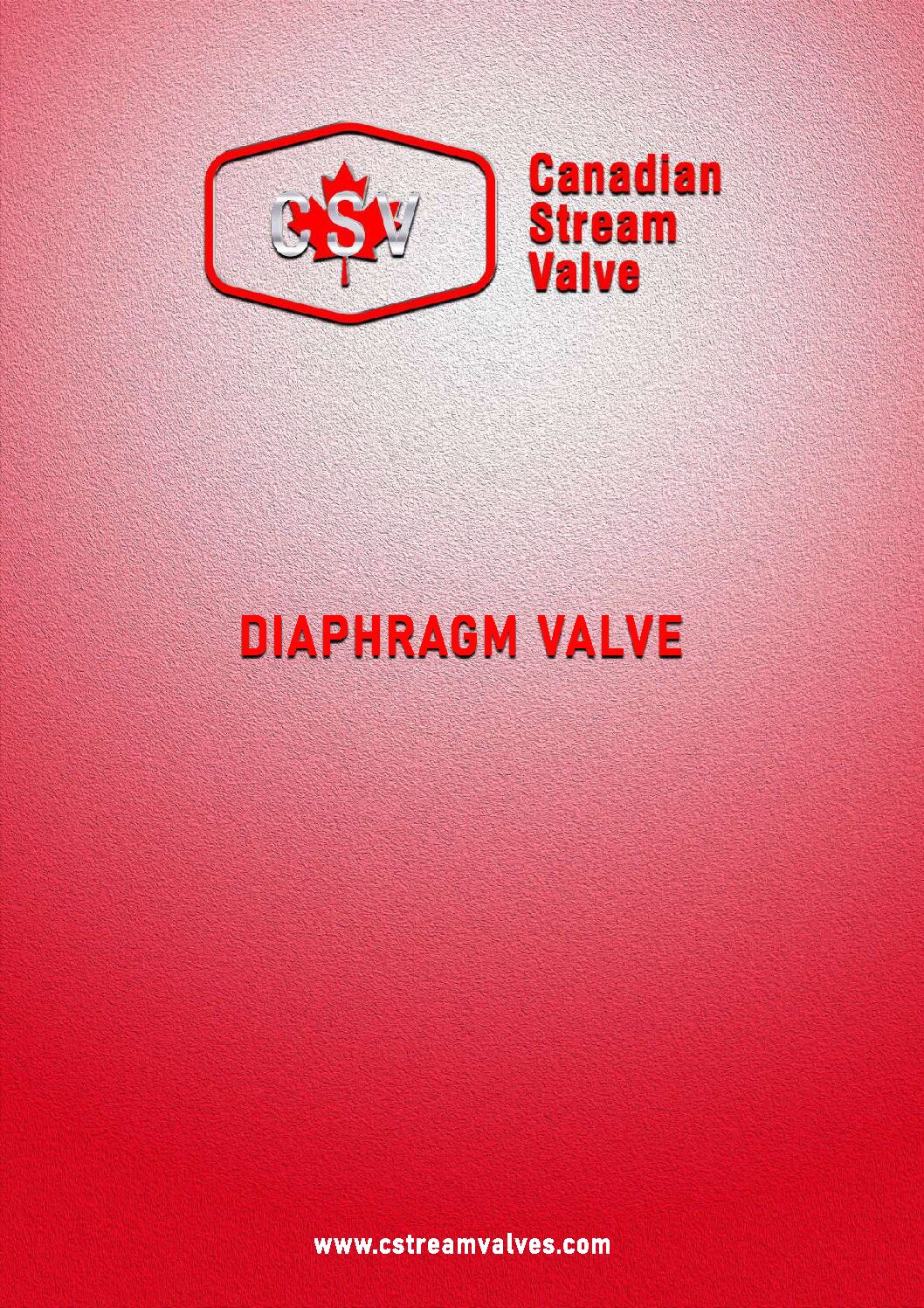 Diaphragm Valve – Canadian Stream Valve